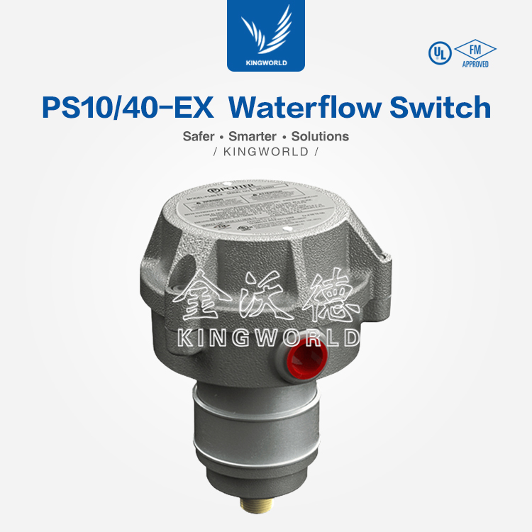 FM UL Potter PS10/40-EX Explosion Proof Pressure Type Waterflow Switch
